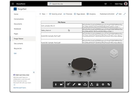 Sharepoint Online Integration Autodesk Platform Services