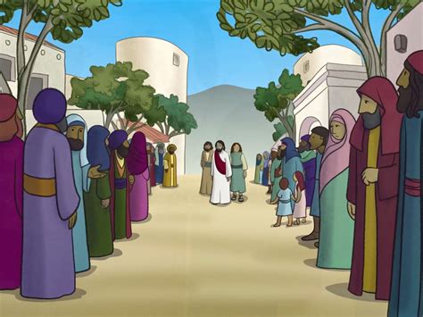Freebibleimages Jesus Meets Zacchaeus A Tax Collector In Jericho