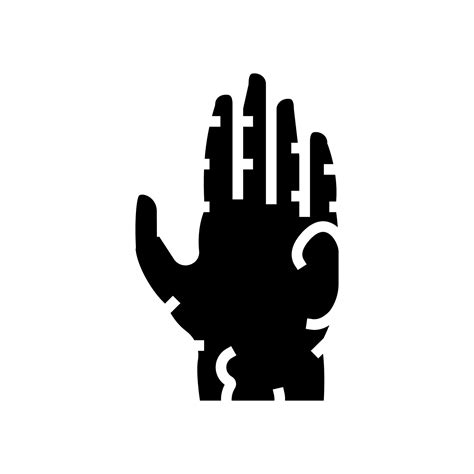 Scleroderma Skin Disease Glyph Icon Vector Illustration 10225502 Vector