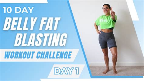 10 Day Belly Fat Blasting Workout Challenge Day 1 Core Workout