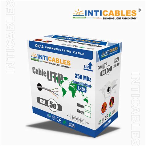 Cable Utp Cat 5e Cca Gris Condusur