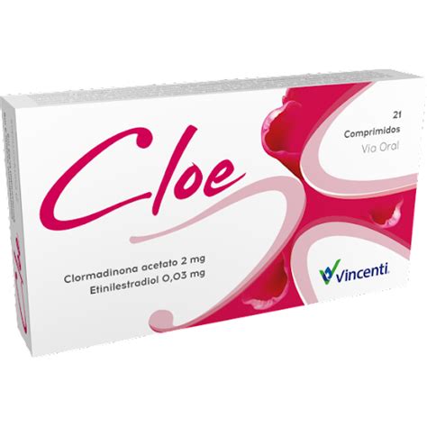Clormadinona Acetato Etinilestradiol 2mg003mg Cloe X 21 Comprimidos