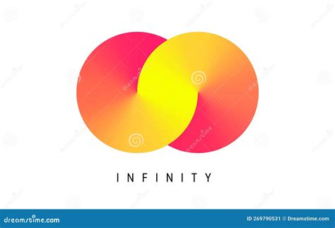 Endless Loop Vector Symbol Logo Icon Mobius Future Line Strip Abstract