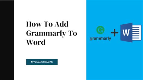 How To Add Grammarly To Word Detailed Guide
