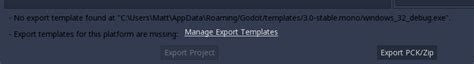 Exporting Projects Godot Engine Latest Documentation