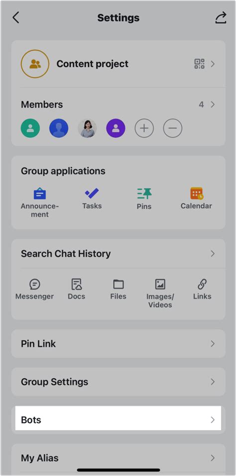 add bots to groups