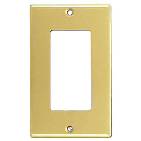 1 Gfci Rocker Switch Plate Polished Brass Kyle Switch Plates