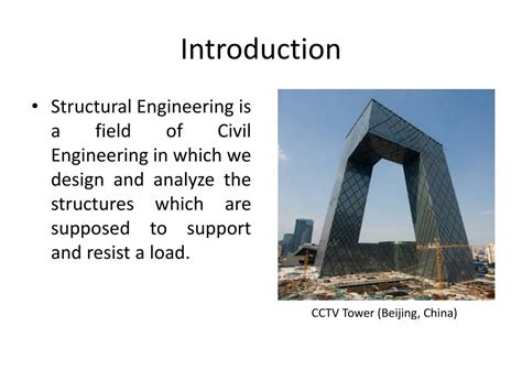 Ppt Structural Civil Engineering Powerpoint Presentation Free