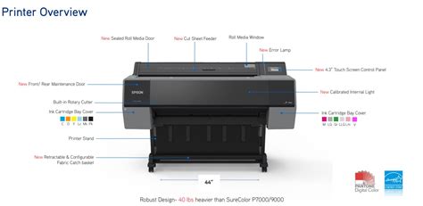 Epson Surecolor P9570 Wide Format Printer Professional Plotter Technology