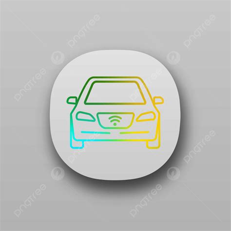 Smart App Vector Hd Png Images Smart Car App Icon Signal Safety