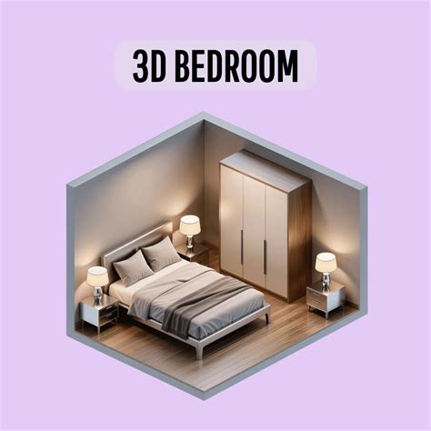 Free 3d Bedroom Template To Edit Online