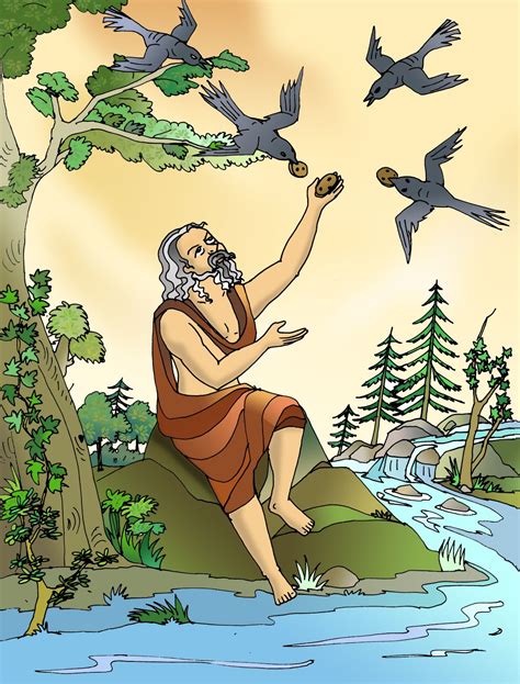 Elijah And The Ravens Bible Story