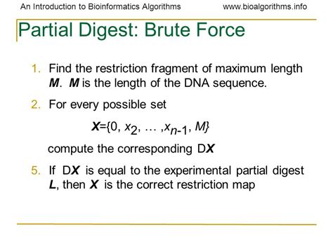 Introduction to Bioinformatics Algorithms DNA Mapping and Brute Force Algorithms. - ppt download