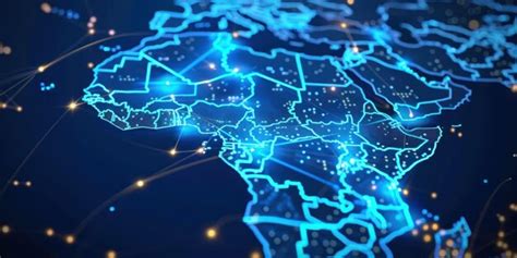 Digital Africa A Visual Representation Of Global Connections Premium