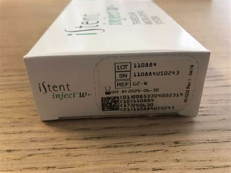 New Glaukos G2 W Istent Inject W Trabecular Micro Bypass System X Disposables General For