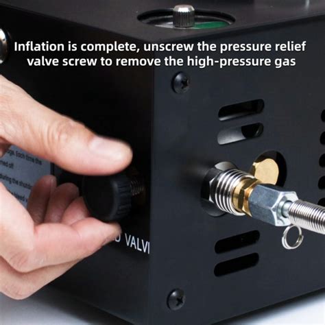 Dideep Pcp Pompa Udara Listrik Kompresor Udara Inflator Listrik Mini 4500psi30mpa Tekanan