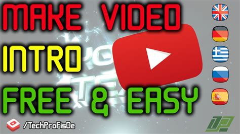 Free YouTube Intro Maker Online Tutorial How To Make Awesome Intro Easy YouTube