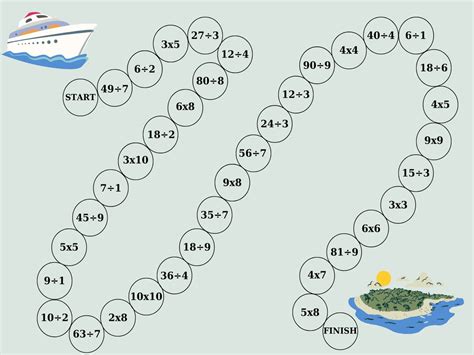 Printable Math Game For Primary School Party Math Game Etsy