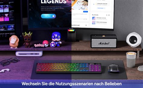 Doohoeek Wireless Keyboard Mouse Set Rechargeable Wireless Keyboard And Mouse With In Usb