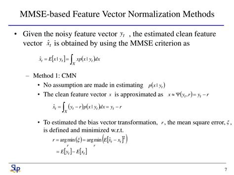 Ppt Cepstral Vector Normalization Based On Stereo Data For Robust Speech Recognition