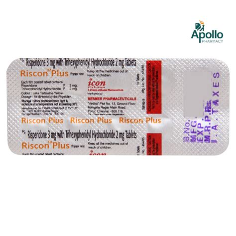 Riscon Plus Tablet Uses Side Effects Price Apollo Pharmacy