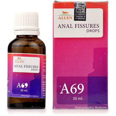Buy Allen A69 Anal Fissures Drops 30ml From At 33 Off