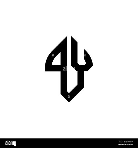 PY Monogram Logo Letter With Simple Continued Shape Style Geometric Design Template Isolated On
