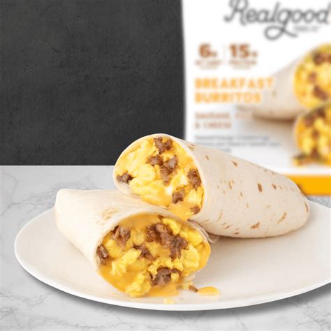 Real Good Foods Breakfast Burritos In Grocery Stores