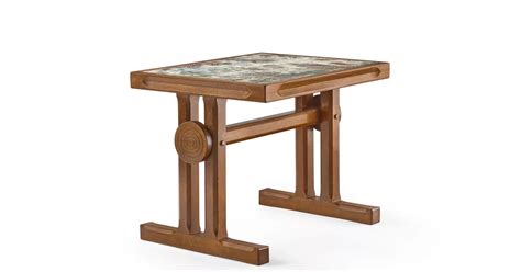 Side Table Featuring Bottlebrushes Agsa Collection