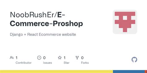 github noobrusher e commerce proshop django react ecommerce website