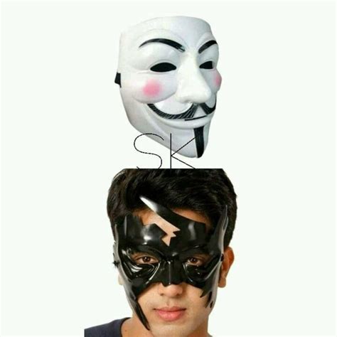 Attractive Amazing Durable White Hacker Mask Bd