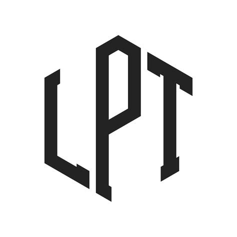 Premium Vector Lpt Logo Design Initial Letter Lpt Monogram Logo Using Hexagon Shape