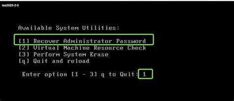 Reset And Recover Ise 33 Password Cisco