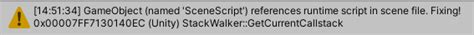 Dll Updating Unity From 20191 To 20194 Get This The Associated Script Can Not Be Loaded