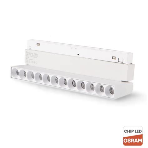 ☑️proiector Liniar Aotrom Chip Osram 12w Pentru Sina Magnetica 48v