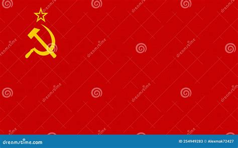 Soviet Flag Grange Red Flag Of Ussr Flag Of Non Existent State Retro