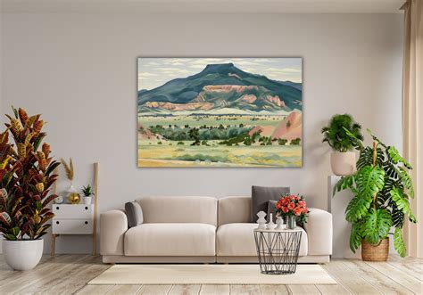 Georgia Okeeffe New Mexico Landscapes Okeeffe Poster Georgia Okeeffe