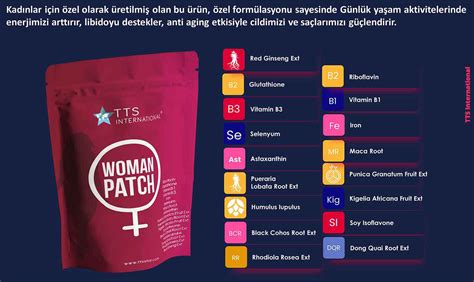 Tts Woman Patch Vitamin Mineral Dünyası 90 541 923 06 06