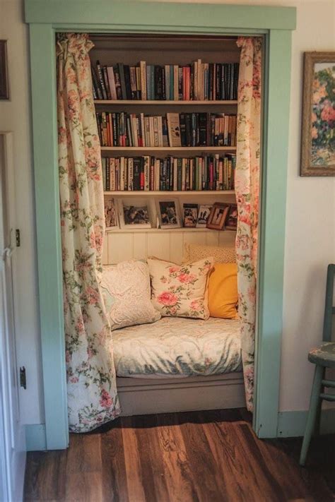 Cozy Nooks And Closets Reading Space In Closet How To Make A Closet