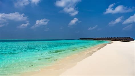 Premium Photo Tropical Maldives Island With White Sandy Beach And Sea