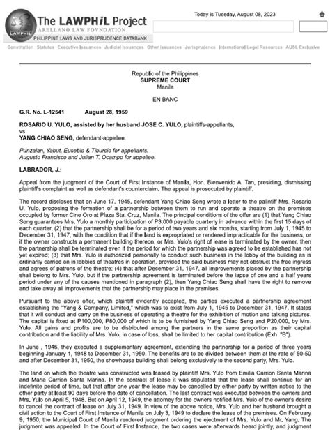 Yulo V Yang Chiao Pdf