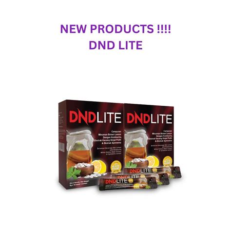 Dnd Lite 15 Sachets X 5g X 2 Boxes Shopee Malaysia