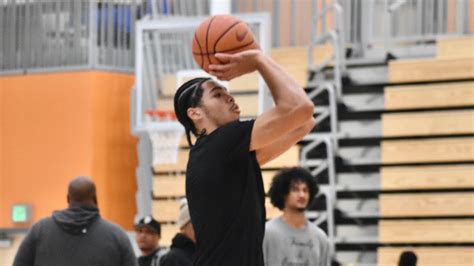 Top 2026 Basketball Recruit Tyran Stokes First Practice At Rainier