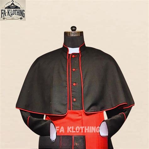 Custom Tailored Black Clergy Cassock Priest Robe Church Uniform Etsy