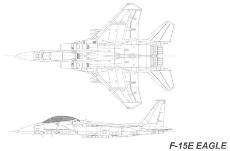 Mcdonnell Douglas F 15e Strike Eagle Blueprints Douglas House