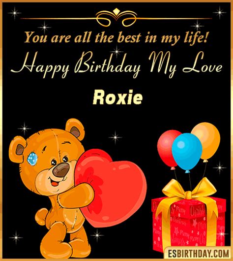 Happy Birthday Roxie Gif Images Animated Wishes Gifs