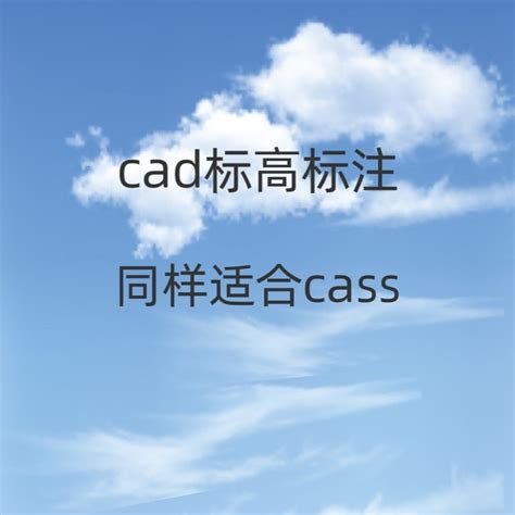 Cad标高标注同样适合cass智能标高标注插件指定点标注断面信心 Taobao