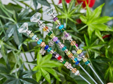 14 Ingarden Decor T For Mombeaded Garden Stakessun Catcher Garden