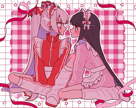 Tamiko Tamik0224 Fujiwara No Mokou Houraisan Kaguya Touhou