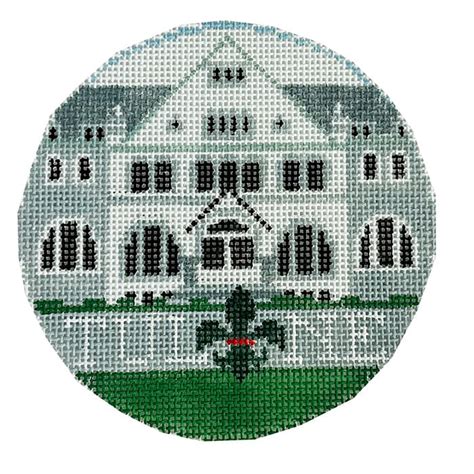 Tulane Round Gibson Hall Needlepointcom